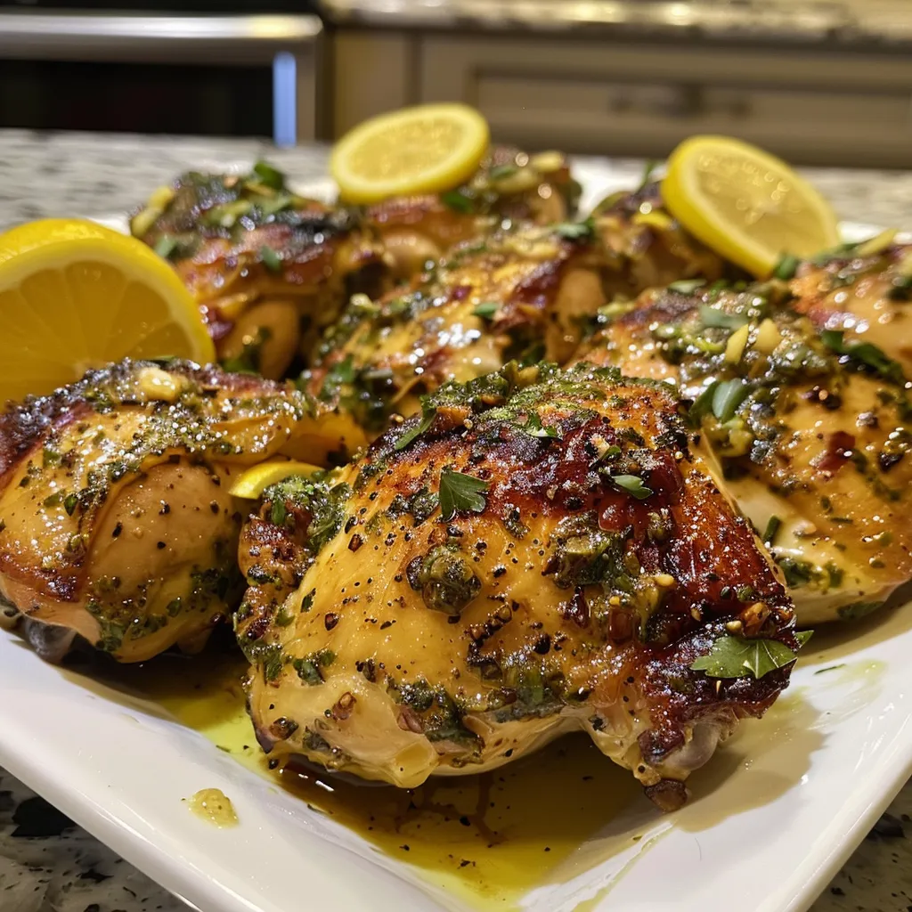 Receta Irresistible de Pollo al Ajo y Limón para Todos